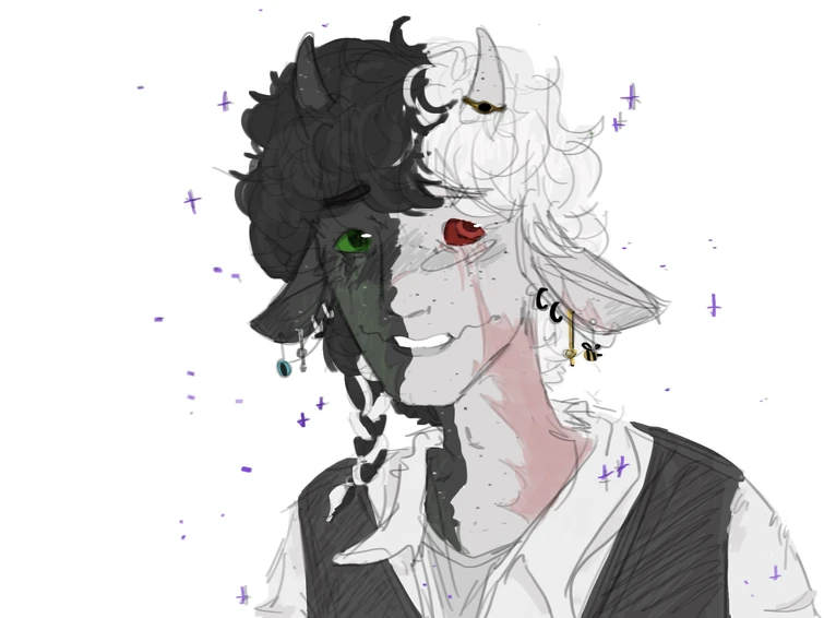 first time i ever drew ranboo vs. most recent time i drew ranboo | Fandom