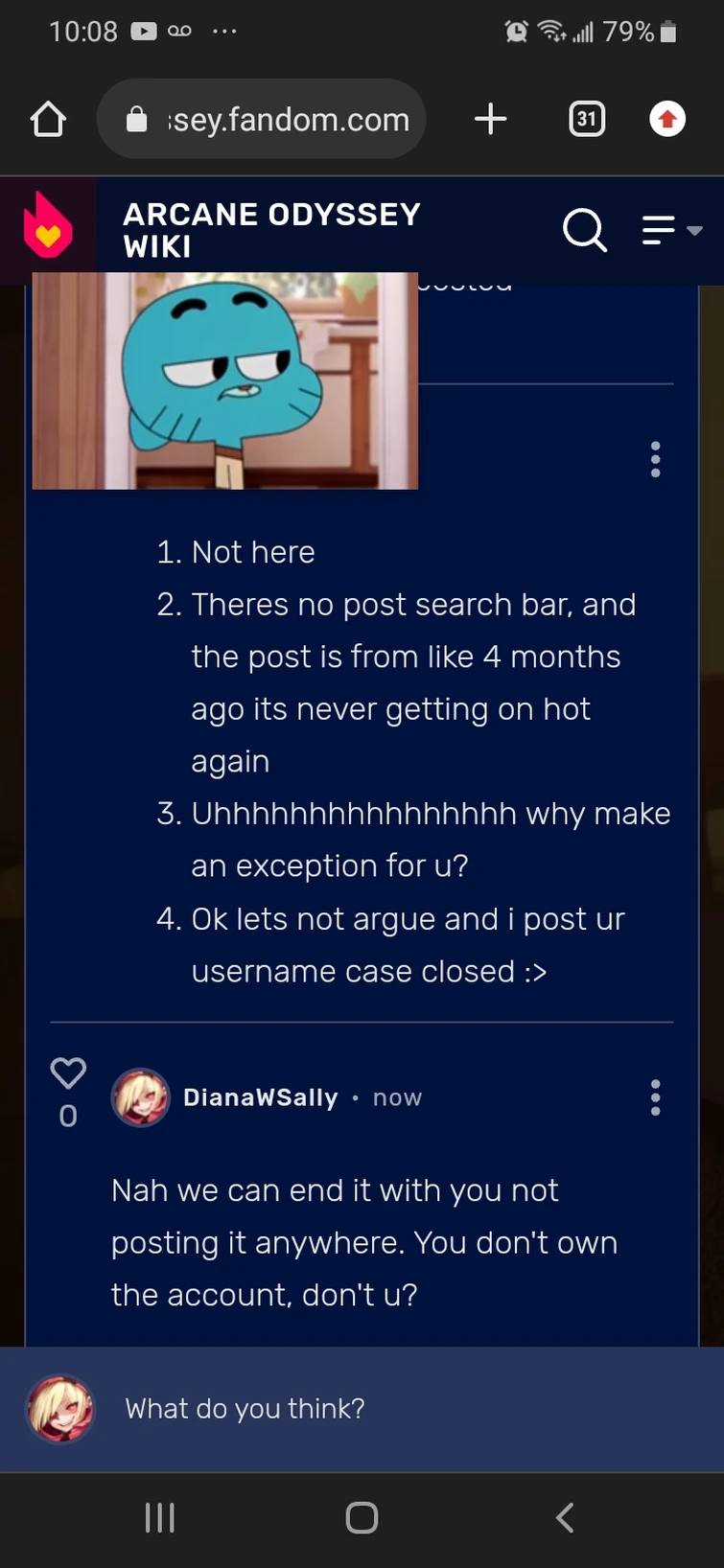 (Offtopic) Hey, I kinda need help. Since I'm at school and I can't waste anymore time. | Fandom