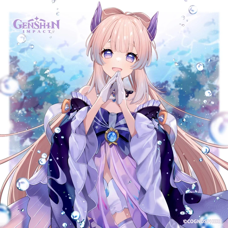 Happy Birthday Yashiro Nene AKA Amphitrite AKA Sangonomiya Kokomi!🎉🎈🎁🎊 ...