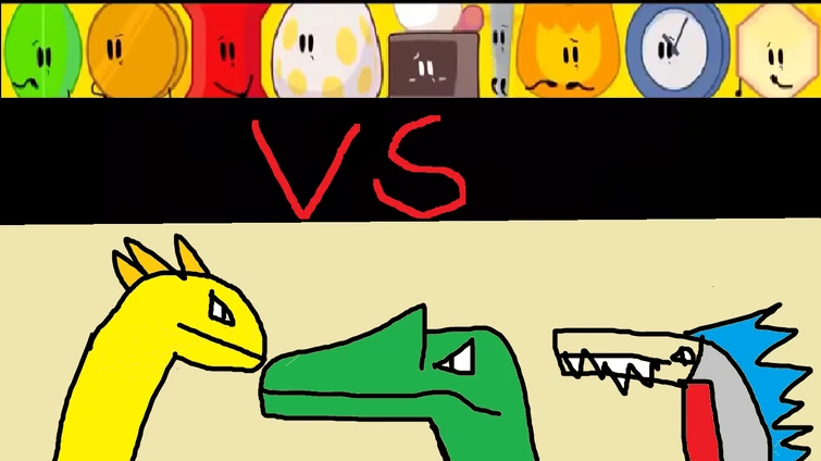 BFDI vs Dinosaur Thumnail | Fandom