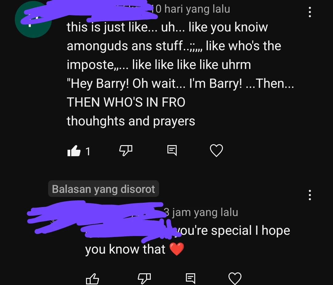 Still my favorite yt screenshot! | Fandom