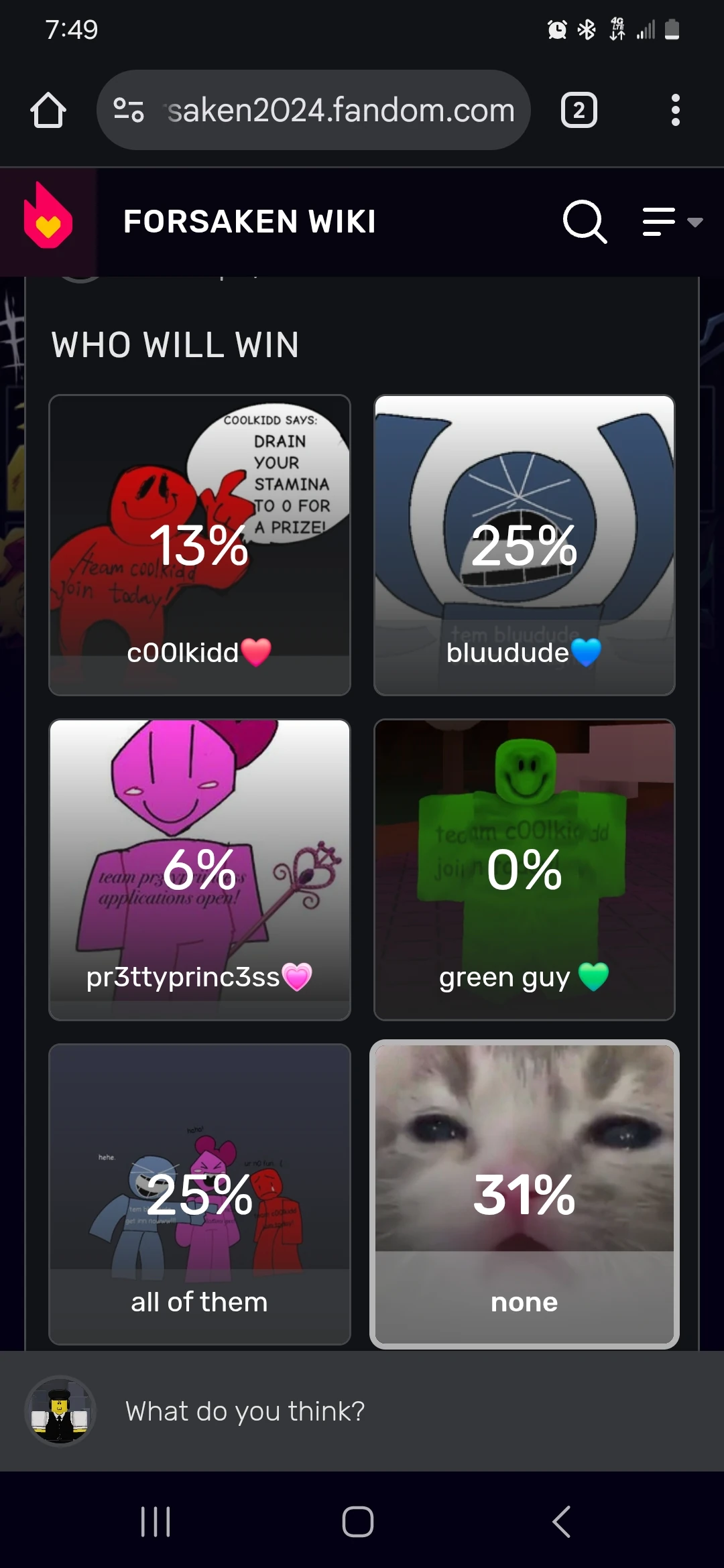 the losers lose >:[ | Fandom