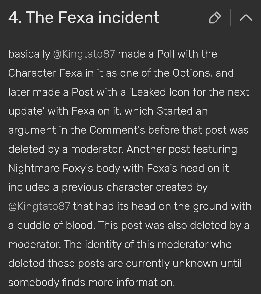 Controversy Question | Fandom