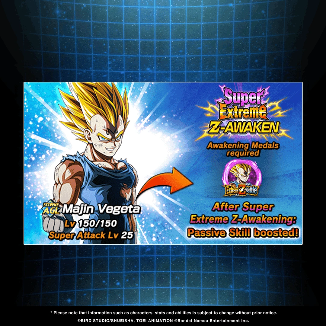 SEZA LR AGL Majin Vegeta details! | Fandom