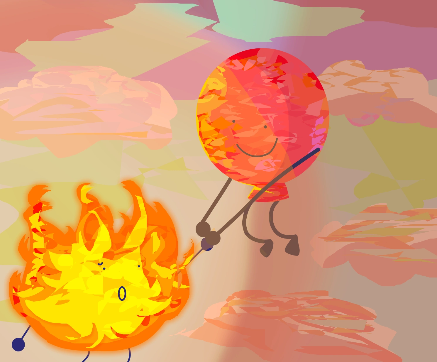 fiery and balloon | Fandom