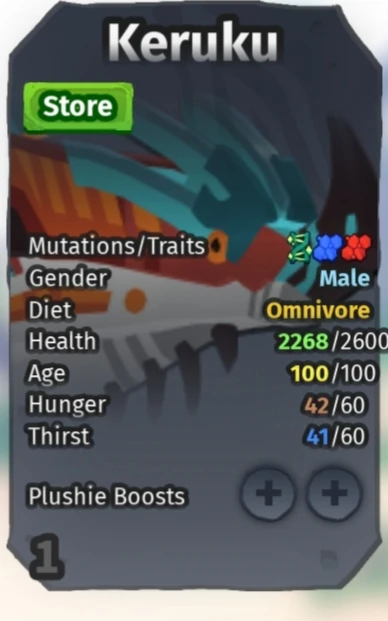 Selling overgrown keru with double traits | Fandom