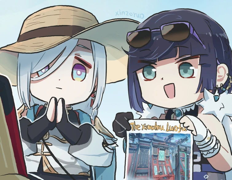 Shenhe and Yelan Visiting Xianzhou Luofu (Honkai Star Rail x Genshin ...