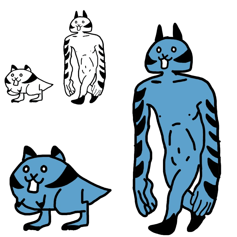 wicked lizard and titan (along with their brainwashed counterparts ...