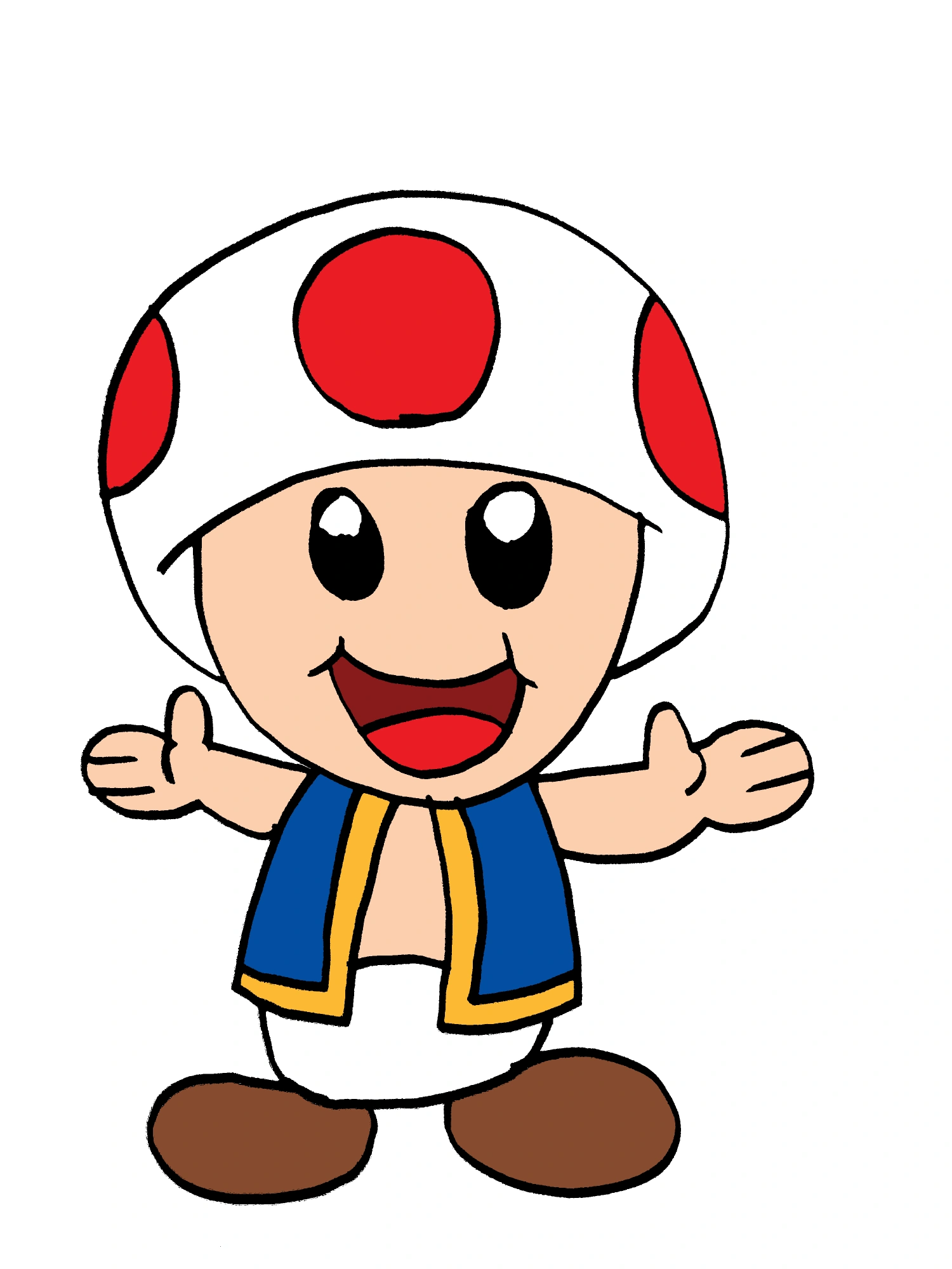 My drawing of Toad | Fandom