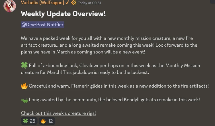 All dev news from today! | Fandom