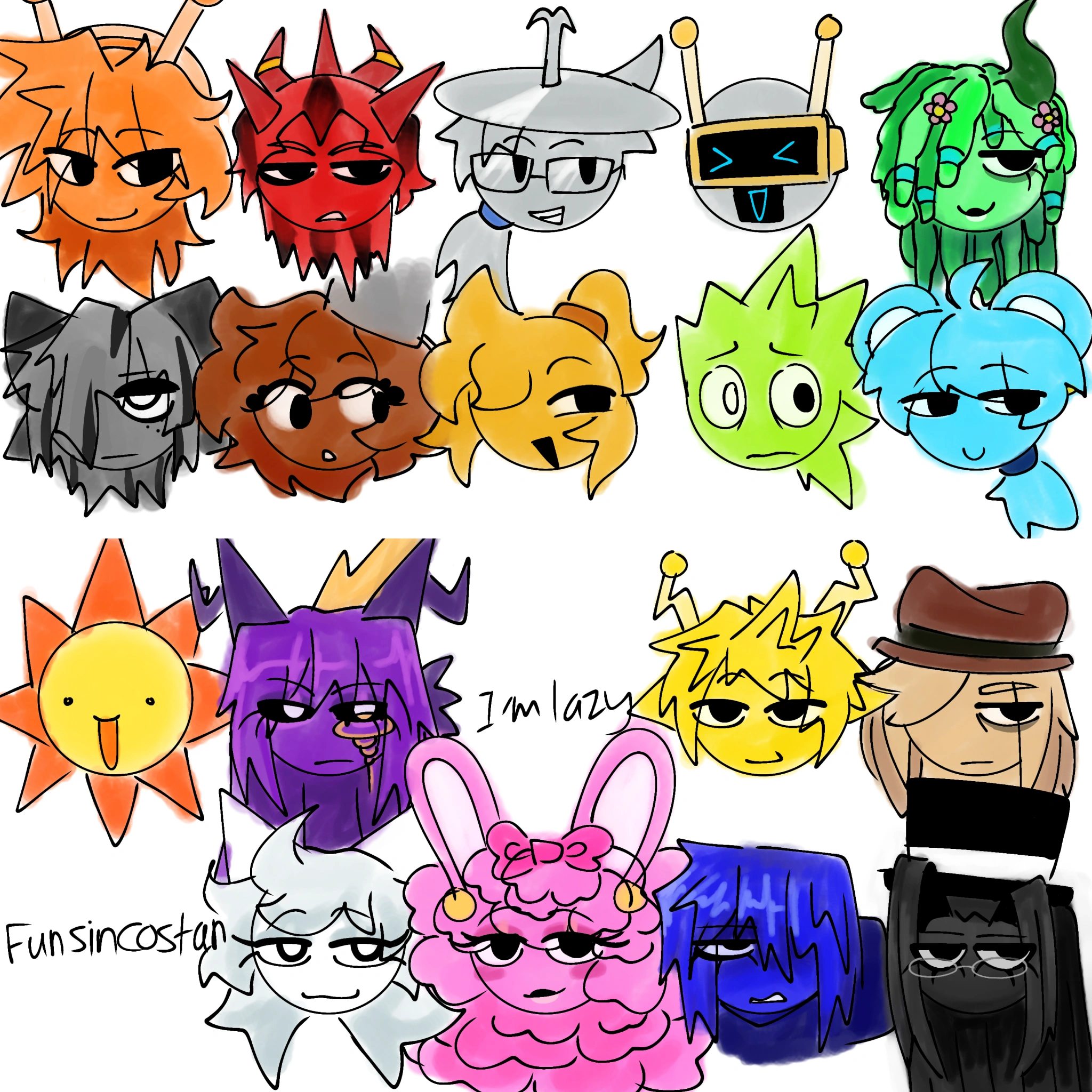 What if Parodybox Sprunki had a hair? | Fandom