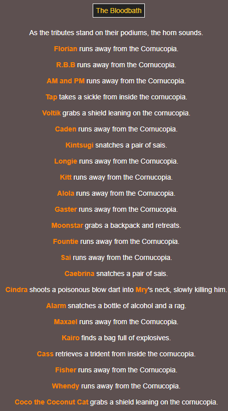 Hunger Games FINAL ROUND | Fandom