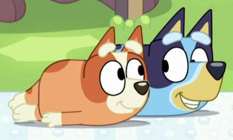 i laughed so hard when i saw this i mean look at bluey AHHAHAHAHHAHAHHA ...