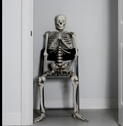 to keep our minds off the drama, here’s a chair skeleton | Fandom