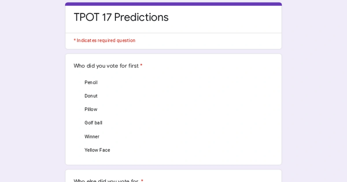 Who did you guys vote in tpot 16 | Fandom