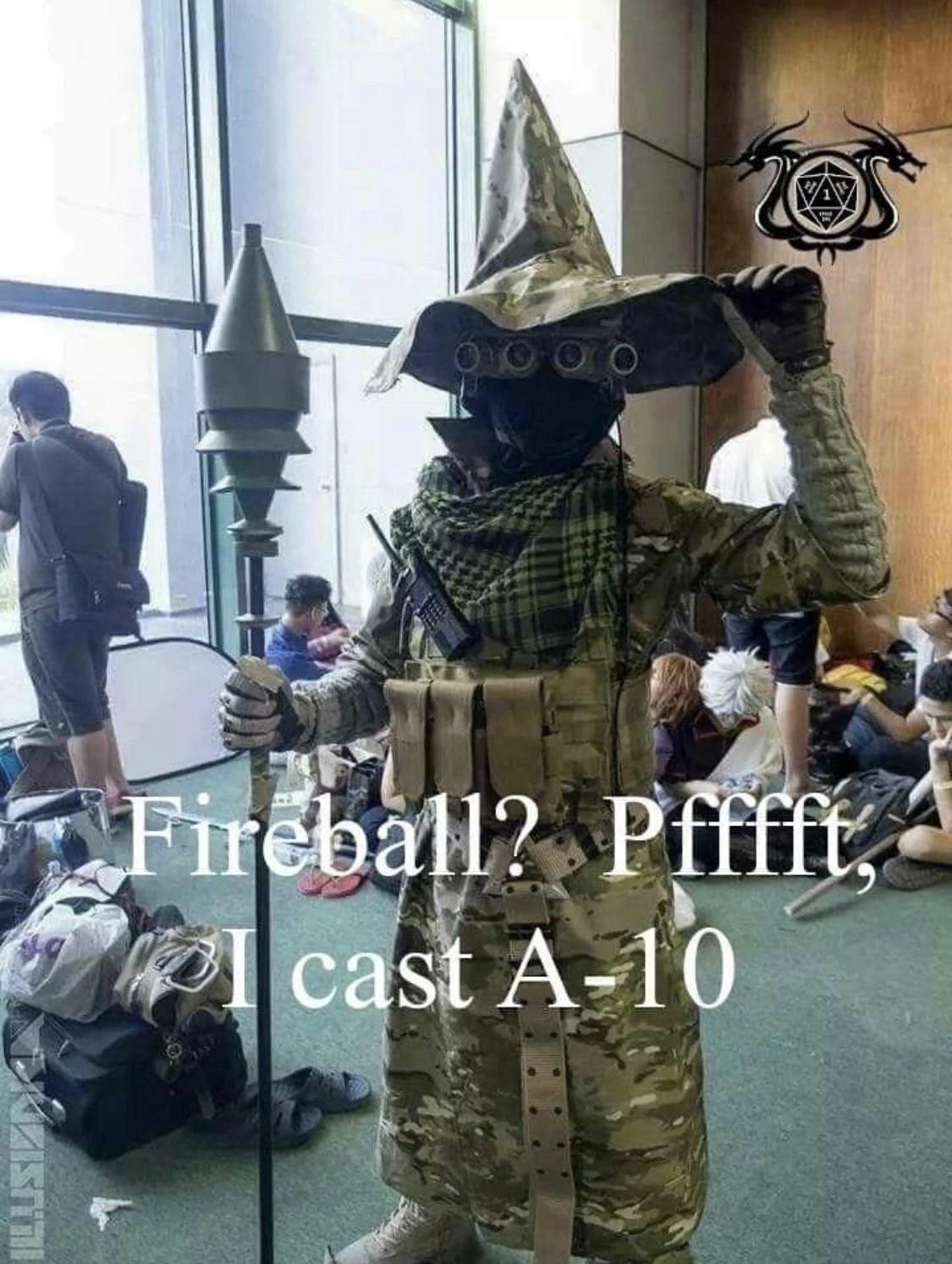 What if senario (the tactical wizard warrior is arrived ) (meme picture ...