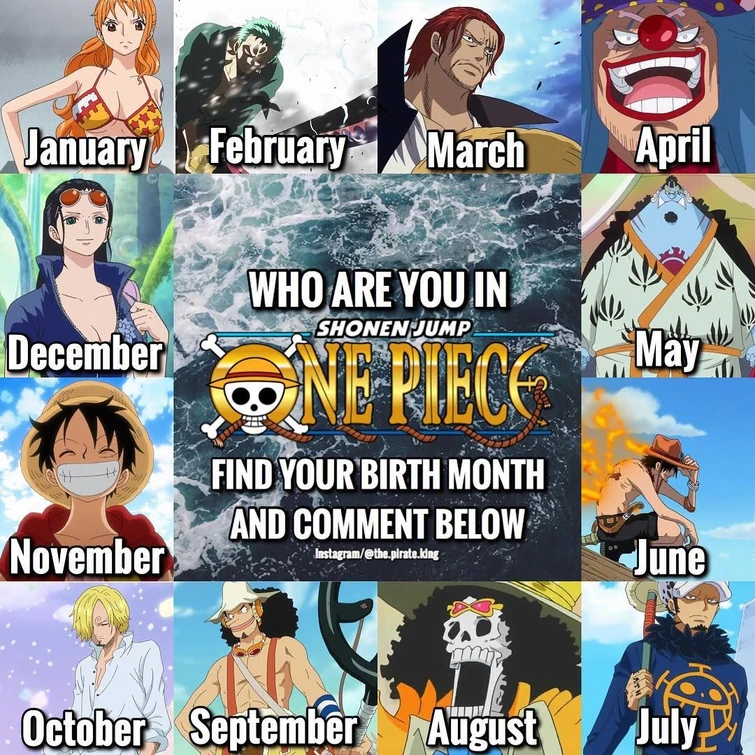 One piece character based on your birth month? | Fandom