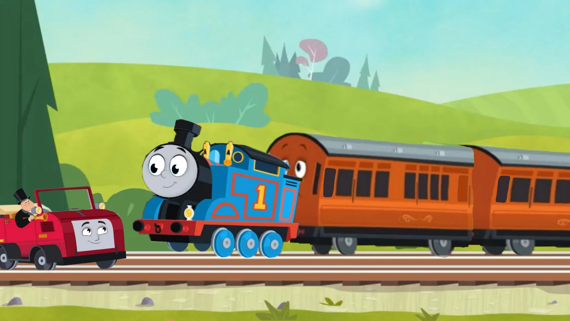 "Good morning, Thomas. This is Winston; my new track-inspection car ...