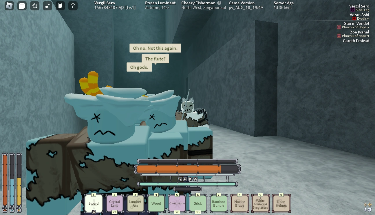 Find the oldest screenshot of deepwoken in your folders and share a bit ...