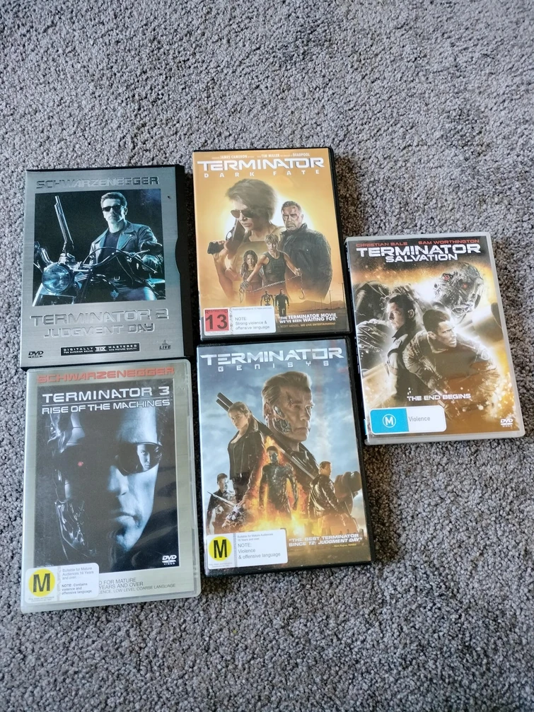 Here's a photo of my Terminator movies | Fandom