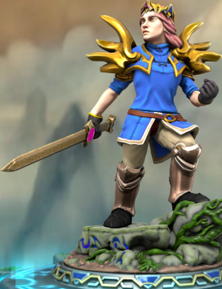 made a human form zacian in heroforge | Fandom