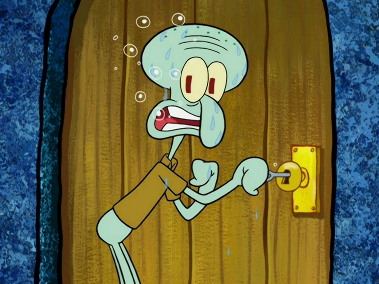 SpongeBob! Stop chasing poor Squidward! | Fandom