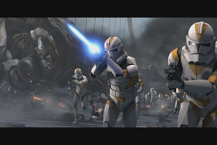 Why does Han Solo in endor And Lando in death star 2, shoot blue ...