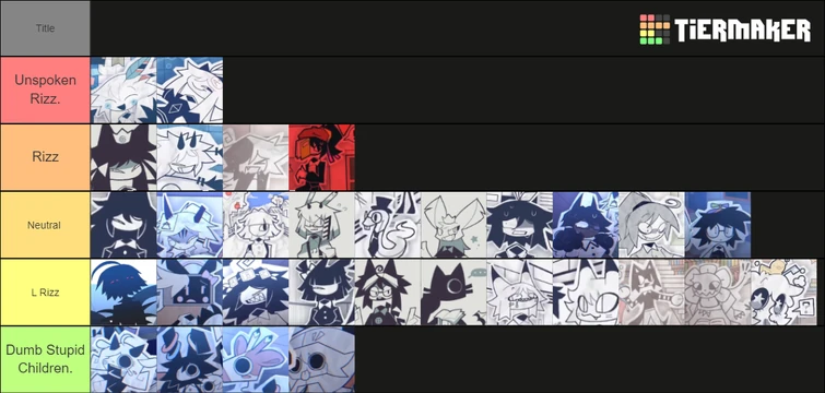 FPE Rizz Tier List. | Fandom