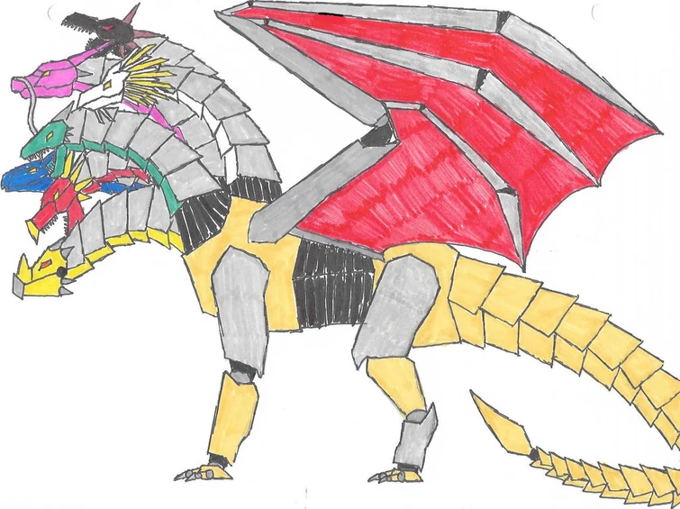 Also Multiple Axuiliary Mechas And Elemental Hydra In Elemental Sentai ...