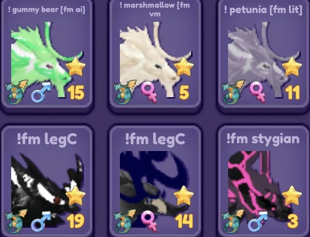 seeing offers on dev dragons + mosus | Fandom