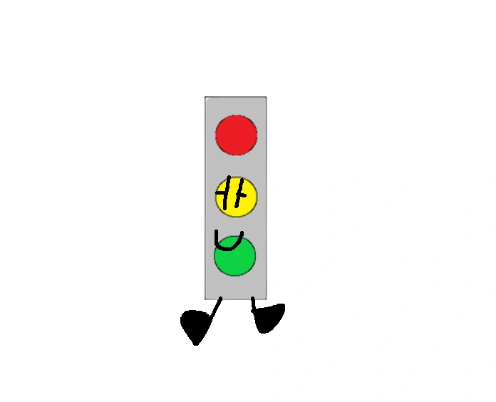 Here is a picture of Stoplight. A planned character on GOI. | Fandom
