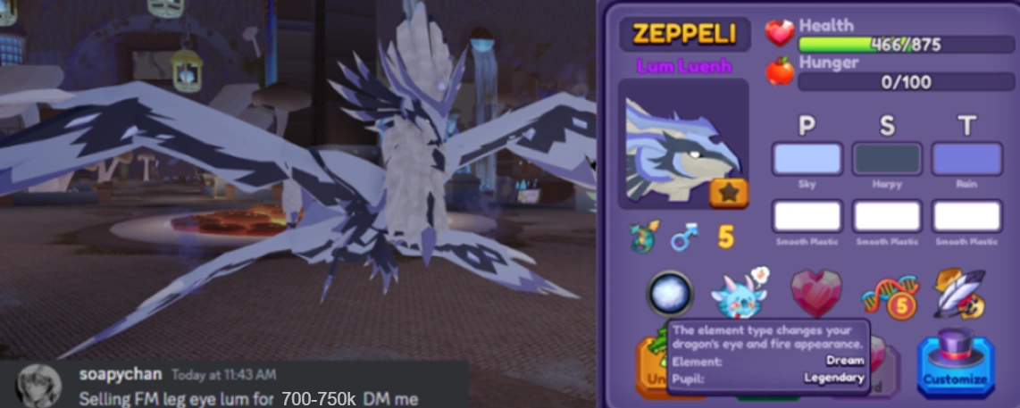 Trading FM leg eye lum for roz!! | Fandom