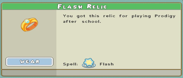 New Relic called Flash Relic | Fandom