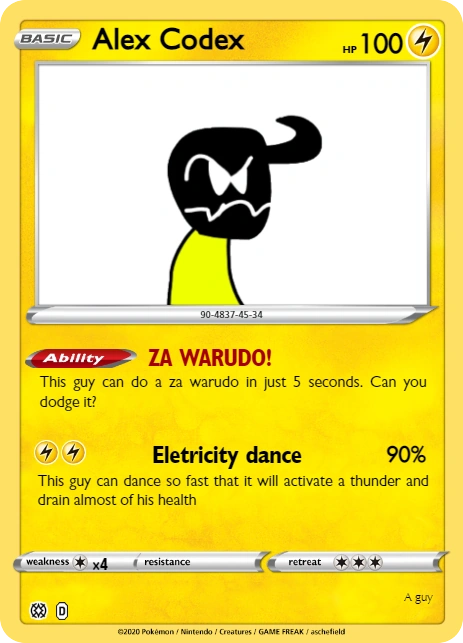 Pokemon card for alex codex! | Fandom