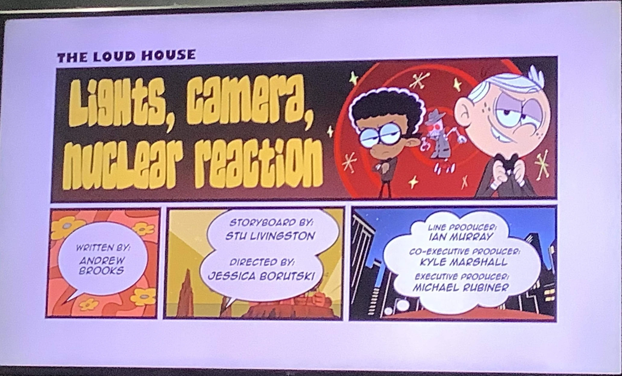 info and review for lights, camera, nuclear reaction | Fandom