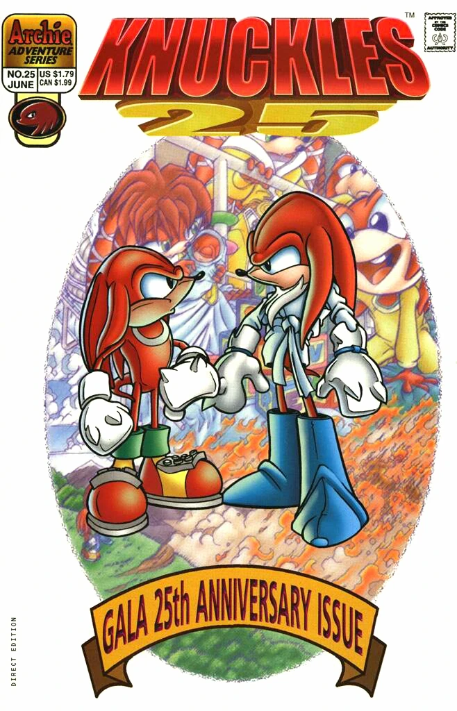 Reviewing all the Ken Penders Knuckles stories: Issue 25, Childhood's ...