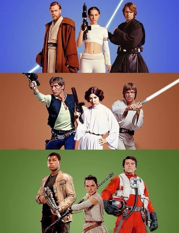 Which main trio from each trilogy would you rank from worst-to-best ...