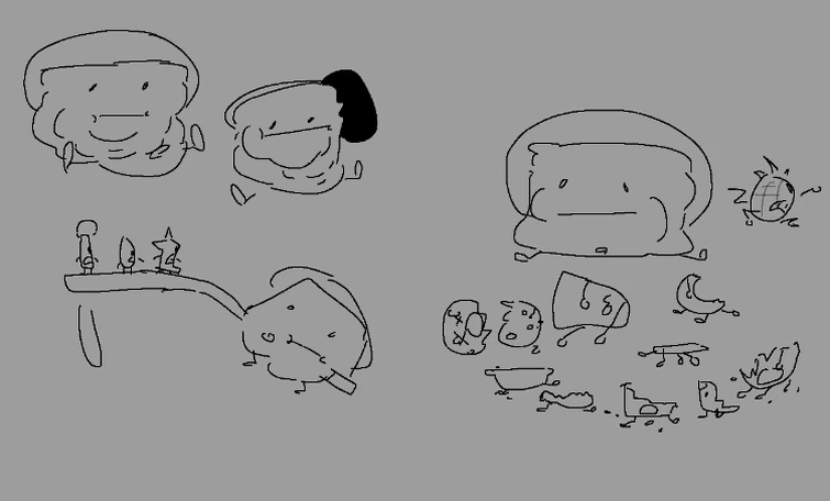 Caseoh if he was in bfdi | Fandom