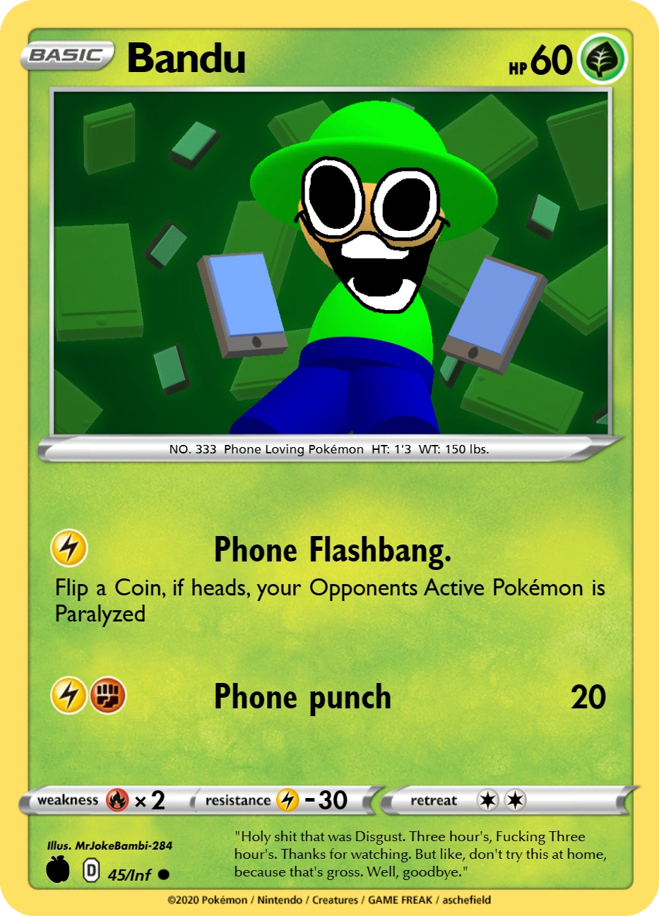 Dave and Bambi Pokémon Card's 3. now with no Expunged. | Fandom