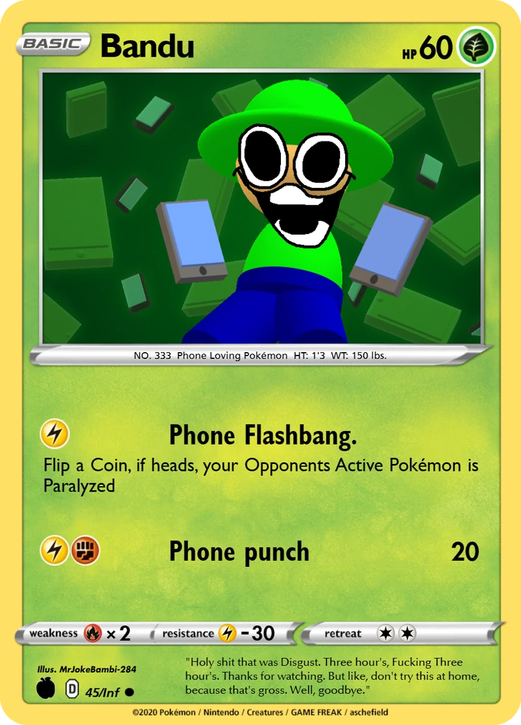 Dave and Bambi Pokémon Card's 3. now with no Expunged. | Fandom