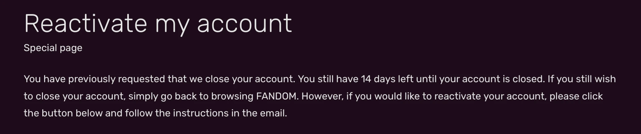 deactivating soon for personal reasons | Fandom