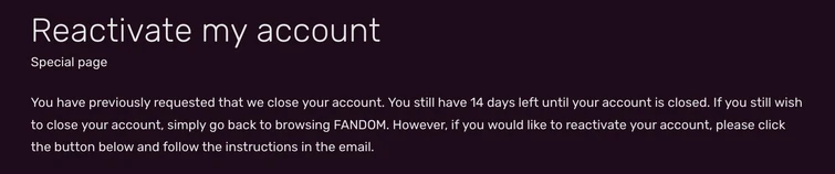 deactivating soon for personal reasons | Fandom