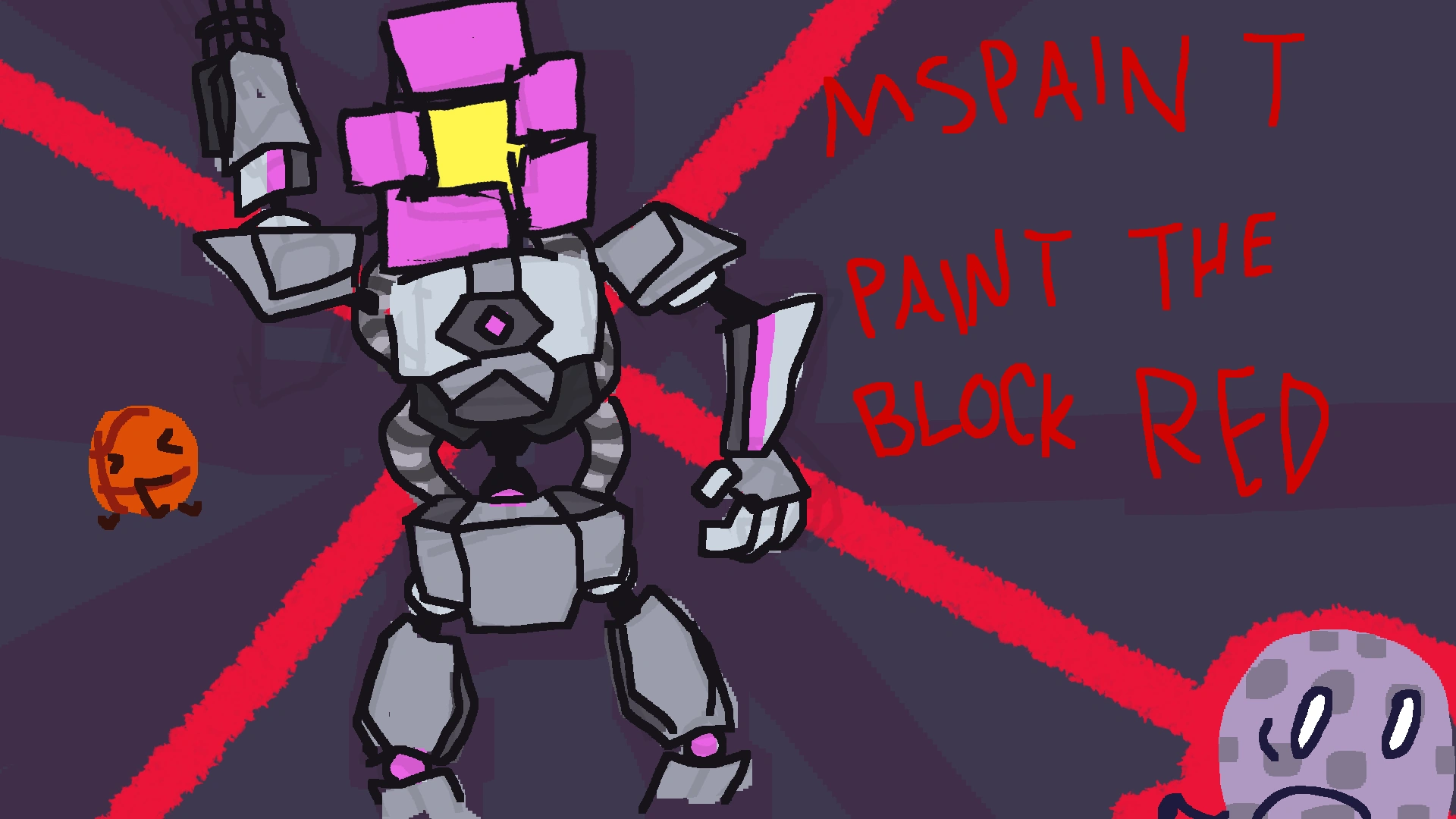 what if instead of fixing her basketball made robot flower a giant ...