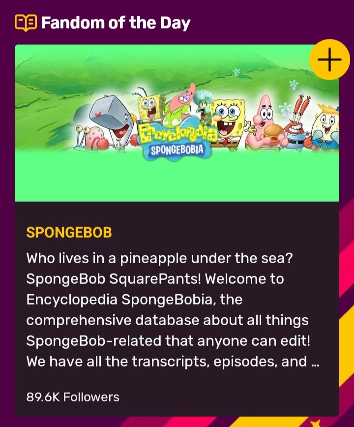 We're the Fandom of the Day! | Fandom