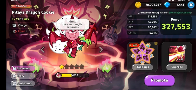 This team counters HolyBerry+Pitaya(dmgResist/Rasp)+Moonlight+Stardust ...