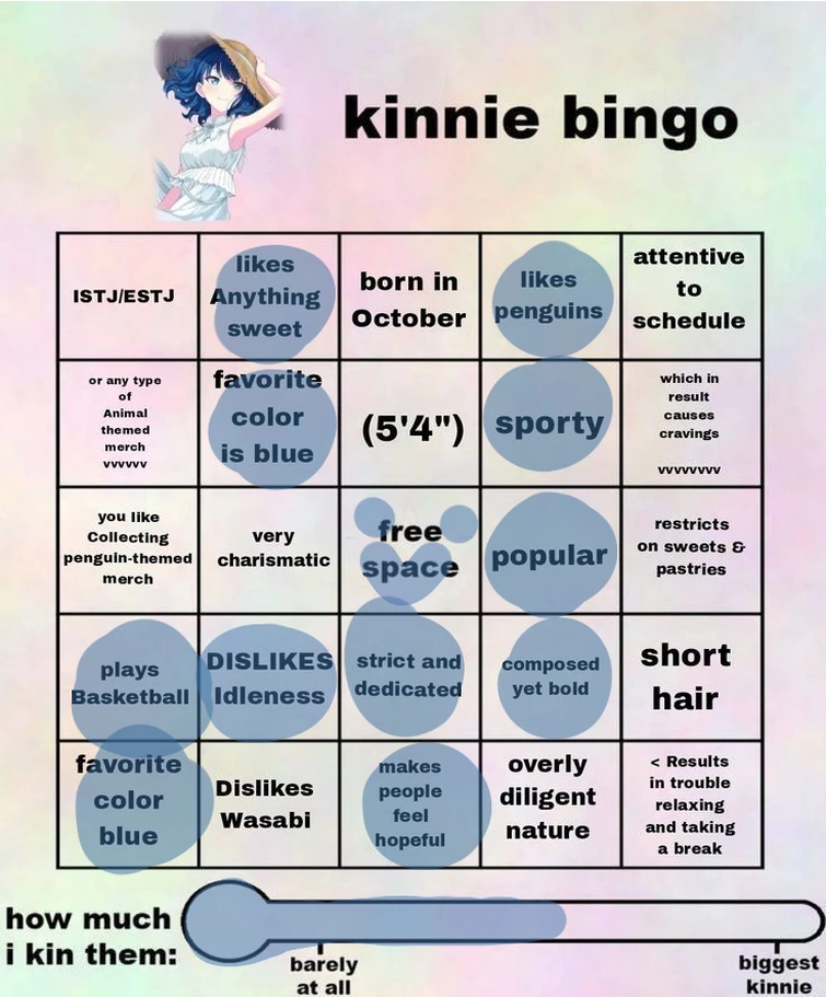 Doing more kinnie bingos | Fandom