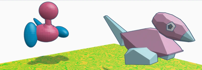 making porygon 3d models | Fandom