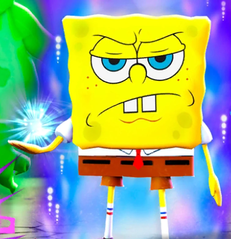 SpongeBob with a blue orb | Fandom