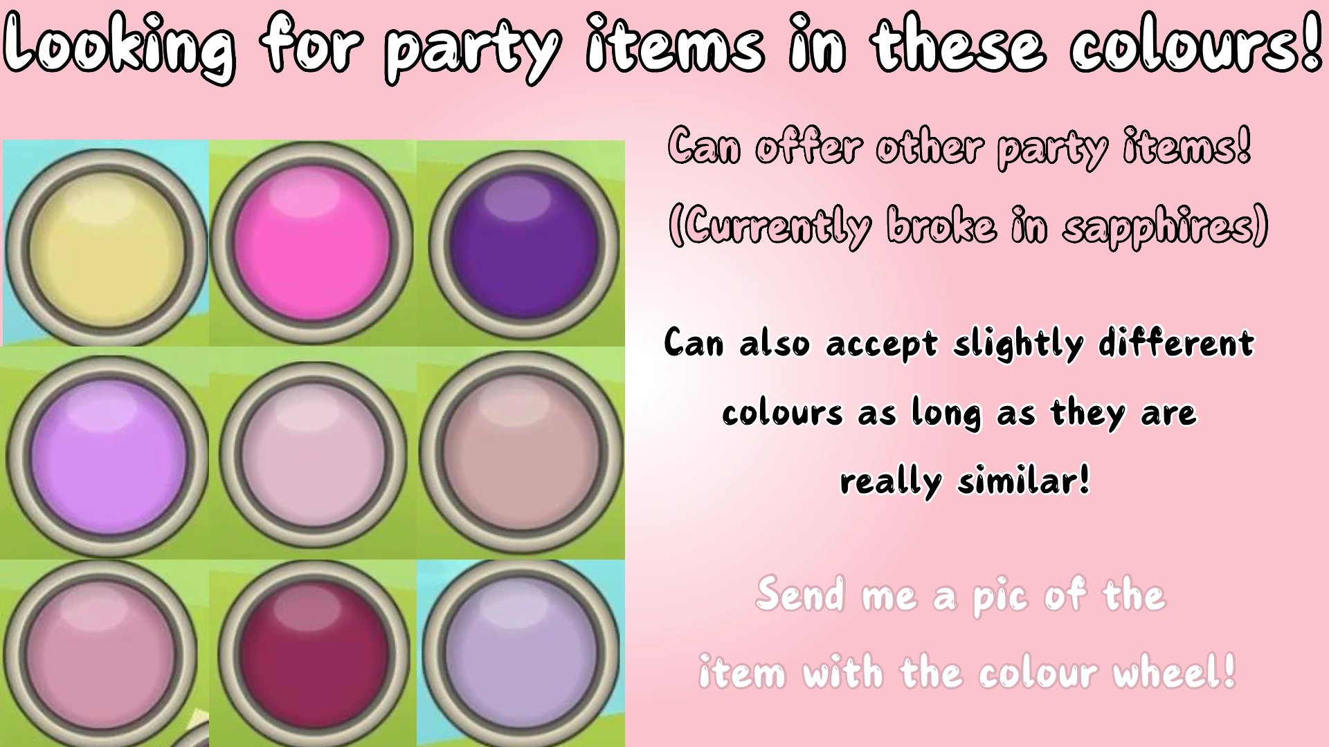 ♥️🤍Lf party items in these colours!🤍♥️ | Fandom