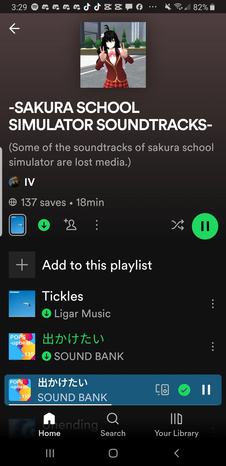 Just made the soundtrack from sakura school sim | Fandom